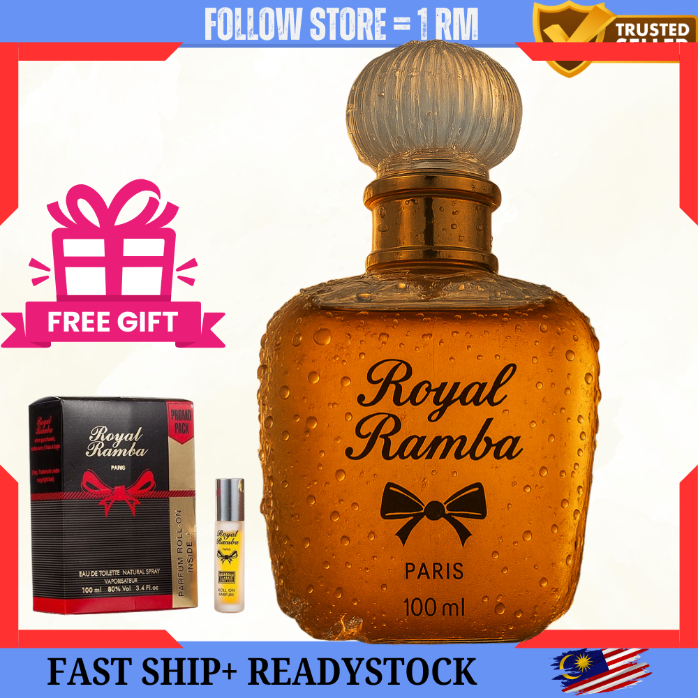 ORI Royal Ramba Perfume 100ml Long Lasting Unisex Minyak Wangi Paris ...