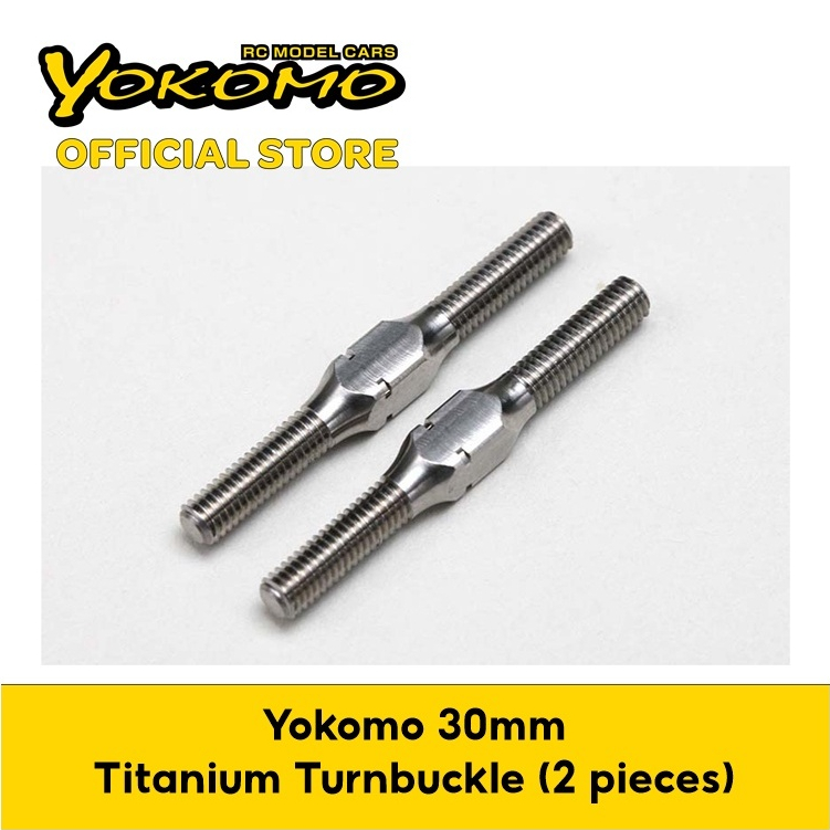 Yokomo 30mm Titanium Turnbuckle (2 pieces) for remote control car (ZC ...