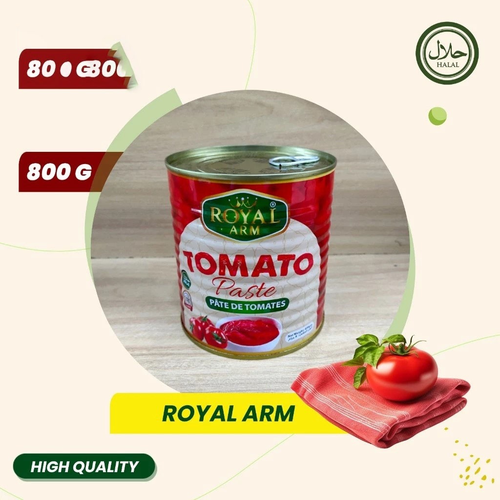 Royal Arm High Quality Tomato Paste 70g/210g/400g/800g | Shopee Malaysia