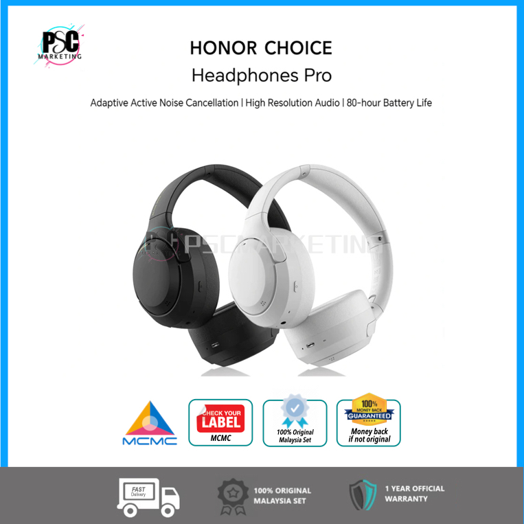 HONOR CHOICE Headphones Pro l Active Noise Cancellation l High ...