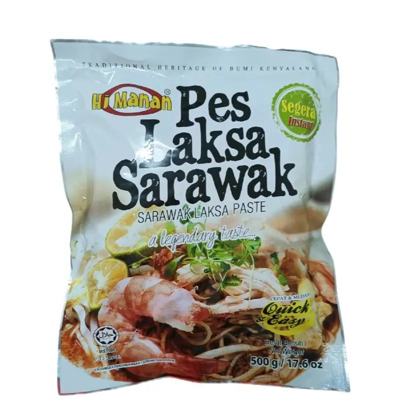 Pes Laksa Sarawak Hj. Manan (500g)| Sarawak Laksa Paste | Viral Laksa ...