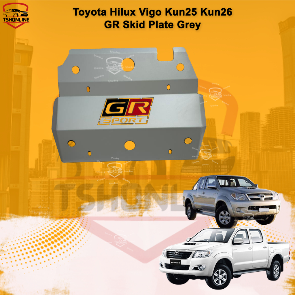 Toyota Hilux Vigo Stone Guard Enjin Cover Enjin Skid Plate - GR Grey ...