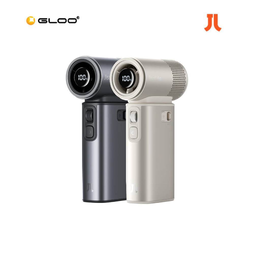 Jisulife Handheld Fan Ultra2 with Powerbank & Flashlight - Light Brown ...