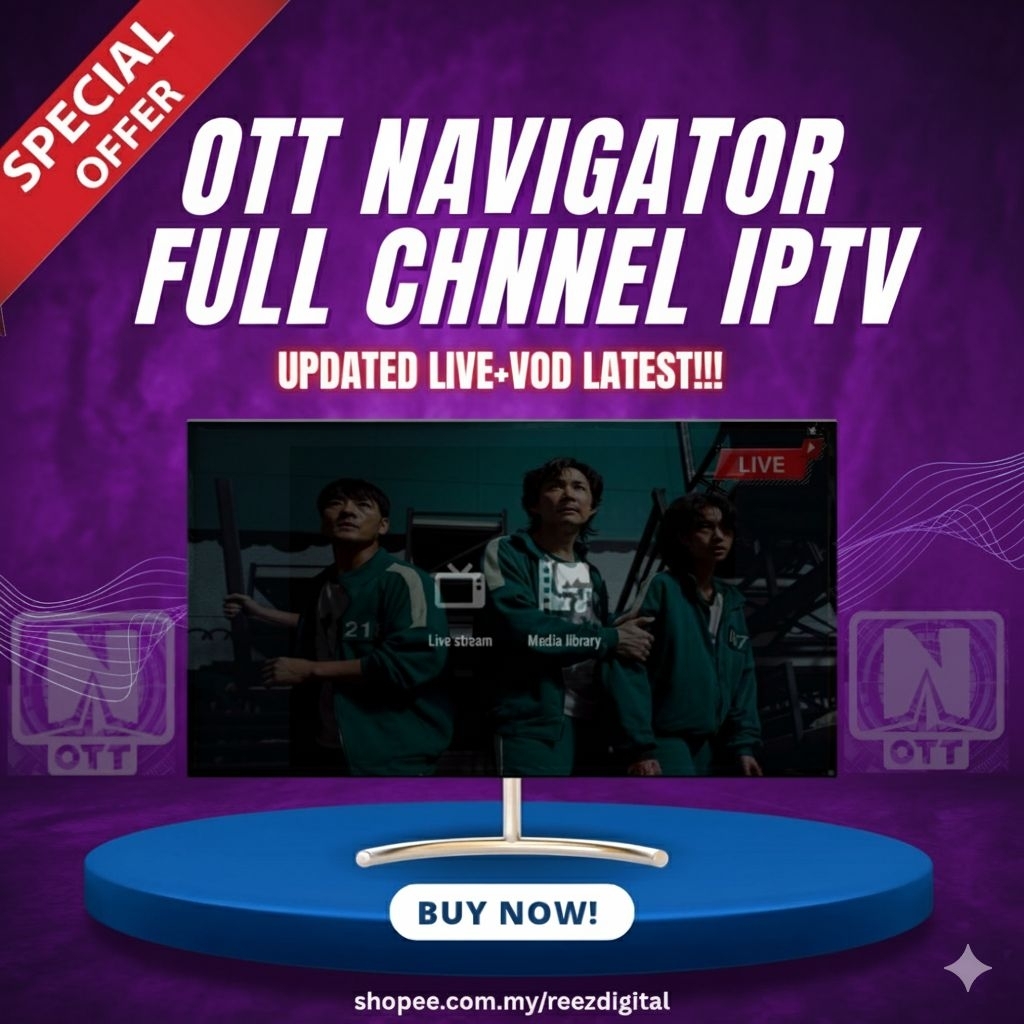 OTT TV NAVIGATOR FULL CHANNEL PREMIUM lPTV | Shopee Malaysia