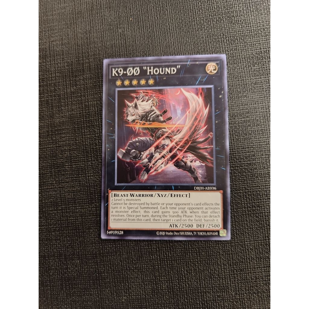 Yugioh: DBJH-AE036 K9-ØØ "Hound" (N/NPR) | Shopee Malaysia