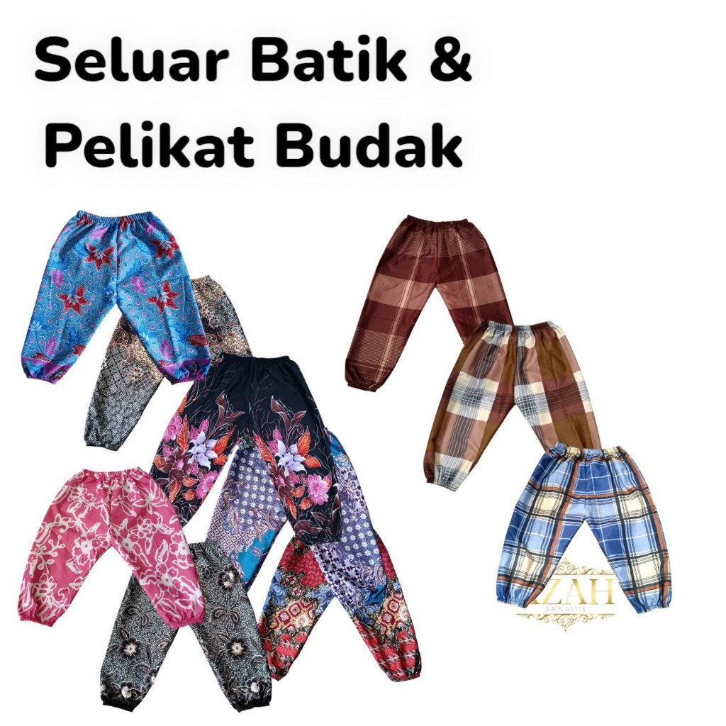 SELUAR BATIK DAN PELIKAT BUDAK PART 3 | Shopee Malaysia