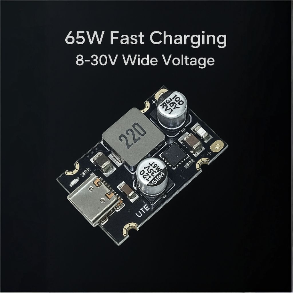 1-4-A 65W Fast Charger Module | USB-C | 8-30V Wide Voltage | Stable ...