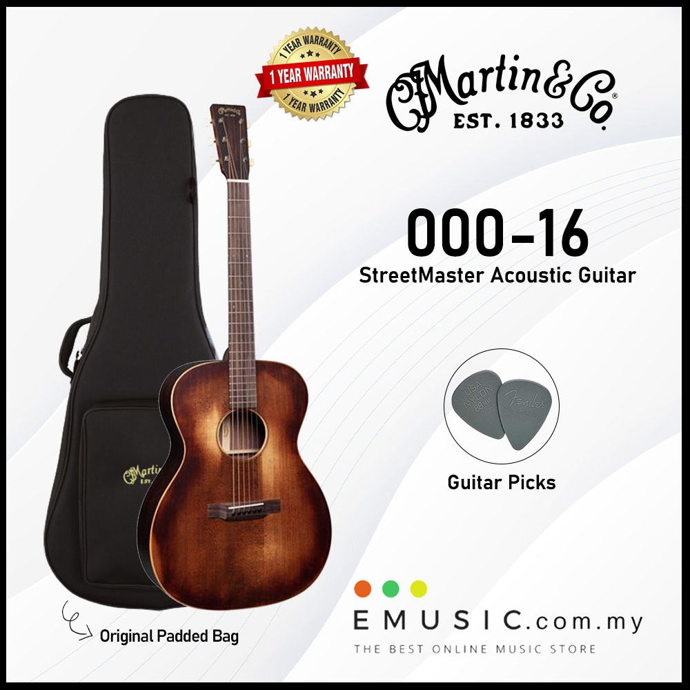 Martin & Co 000-16 StreetMaster Solid Top VTS Spruce 16 Series Acoustic ...