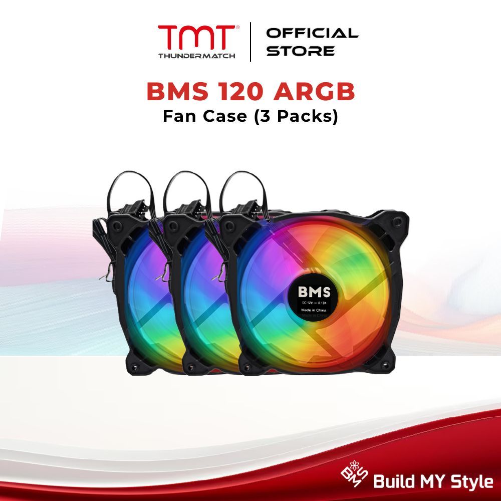 TMT BMS 120 ARGB Fan Case (3 Packs) | Shopee Malaysia