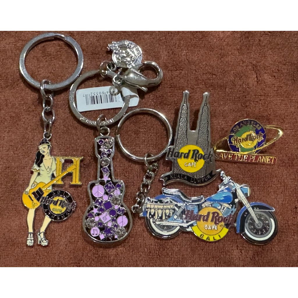 Hard Rock Cafe Keychains Ready Stock 100% Original & Authentic | Shopee ...