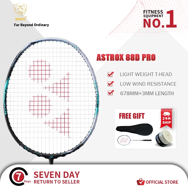 24SHIP YONEX NEW ASTROX 88D PRO Badminton Racket Full Carbon Single 4U ...