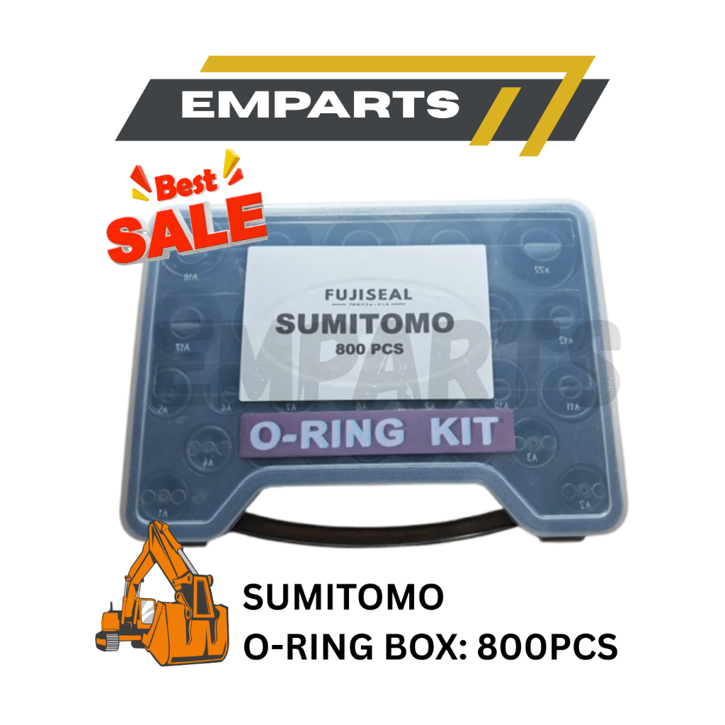 FUJISEAL 800PCS SUMITOMO O RING BOX KIT FOR SUMITOMO EXCAVATOR | Shopee ...