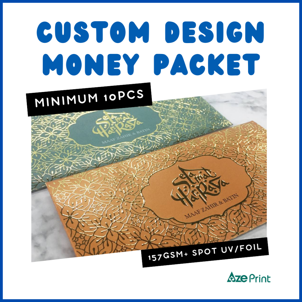 [Premium Custom Print] Custom Red Packet with Foil/Raya Packet ...