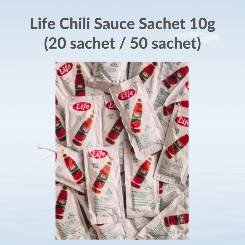 Life - Sos Cili Sachet 10g | Life Chili Sauce Sachet 10g - 50s / 20s ...