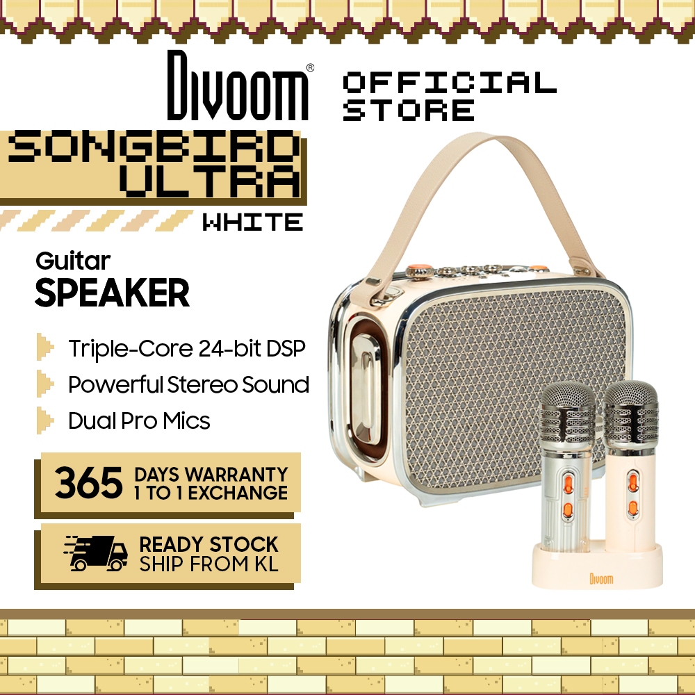 Divoom SongBird Ultra 100W Portable Bluetooth Speaker + Dual Mic ...