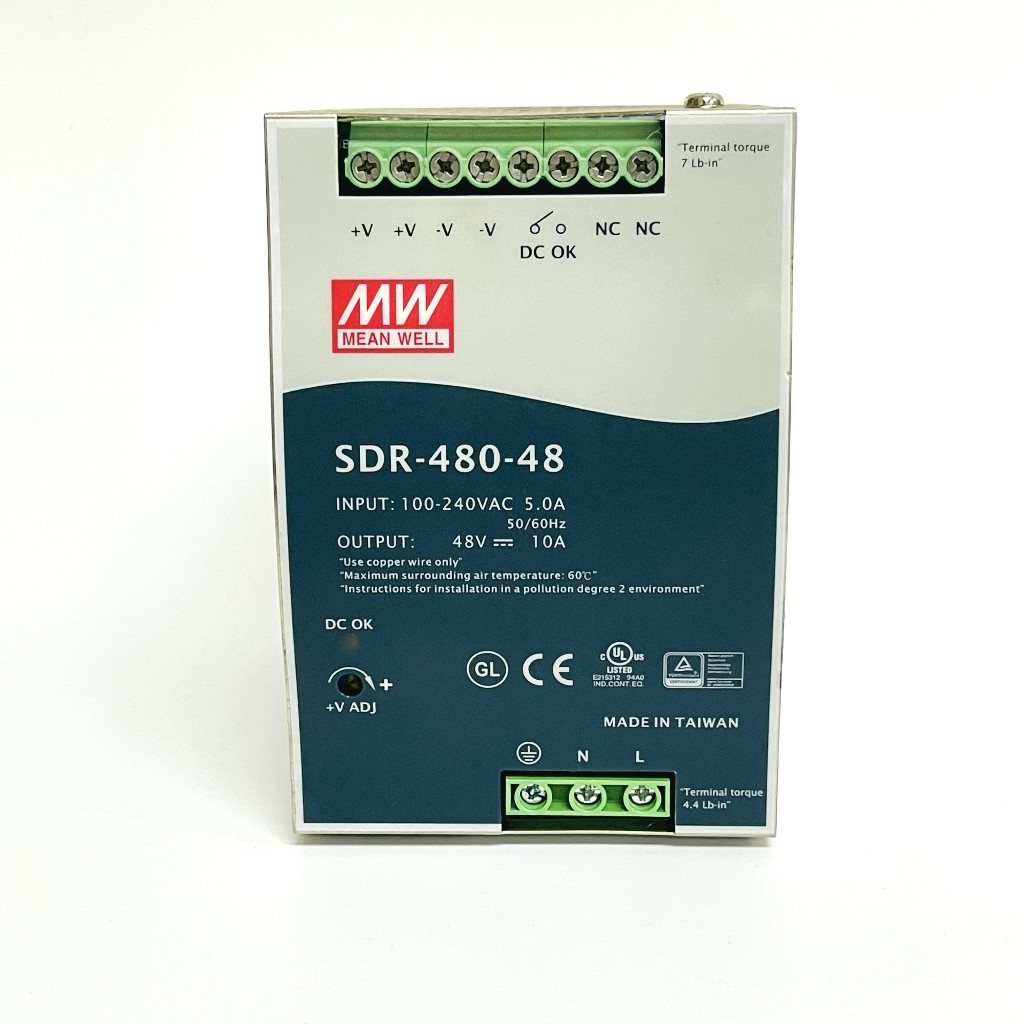 (Used) Meanwell SDR-480-48 (480W/48VDC/20A) Power Supply | Shopee Malaysia