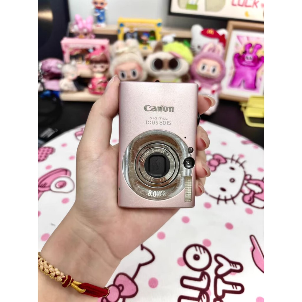 Canon IXUS 80IS CCD Digital Camera 8MP 3x Zoom Pink (Used, inquire ...