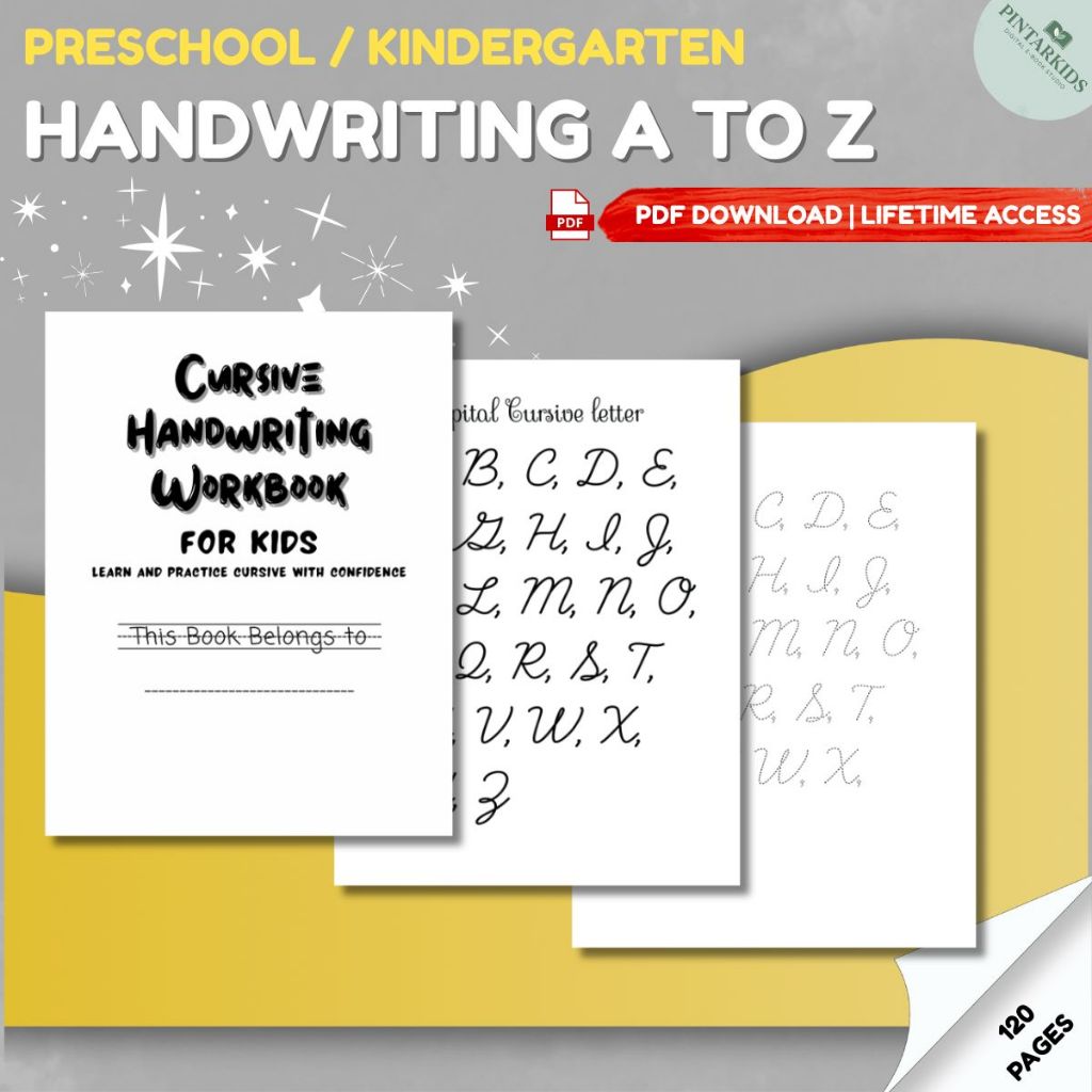 [PDF] Handwriting A to Z | Busy Book | Children Learning Education ...
