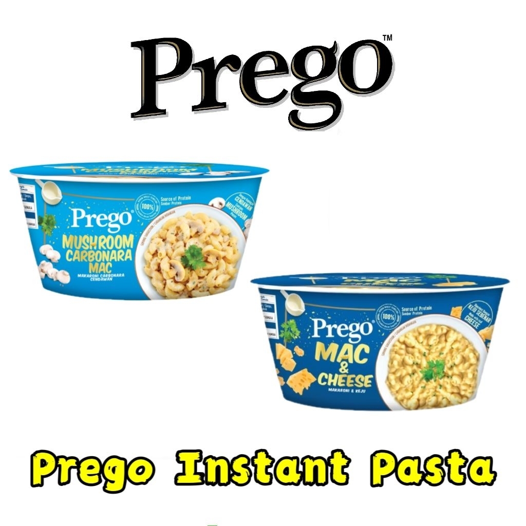 [TKM] Prego Instant Pasta (Bowl) | Shopee Malaysia