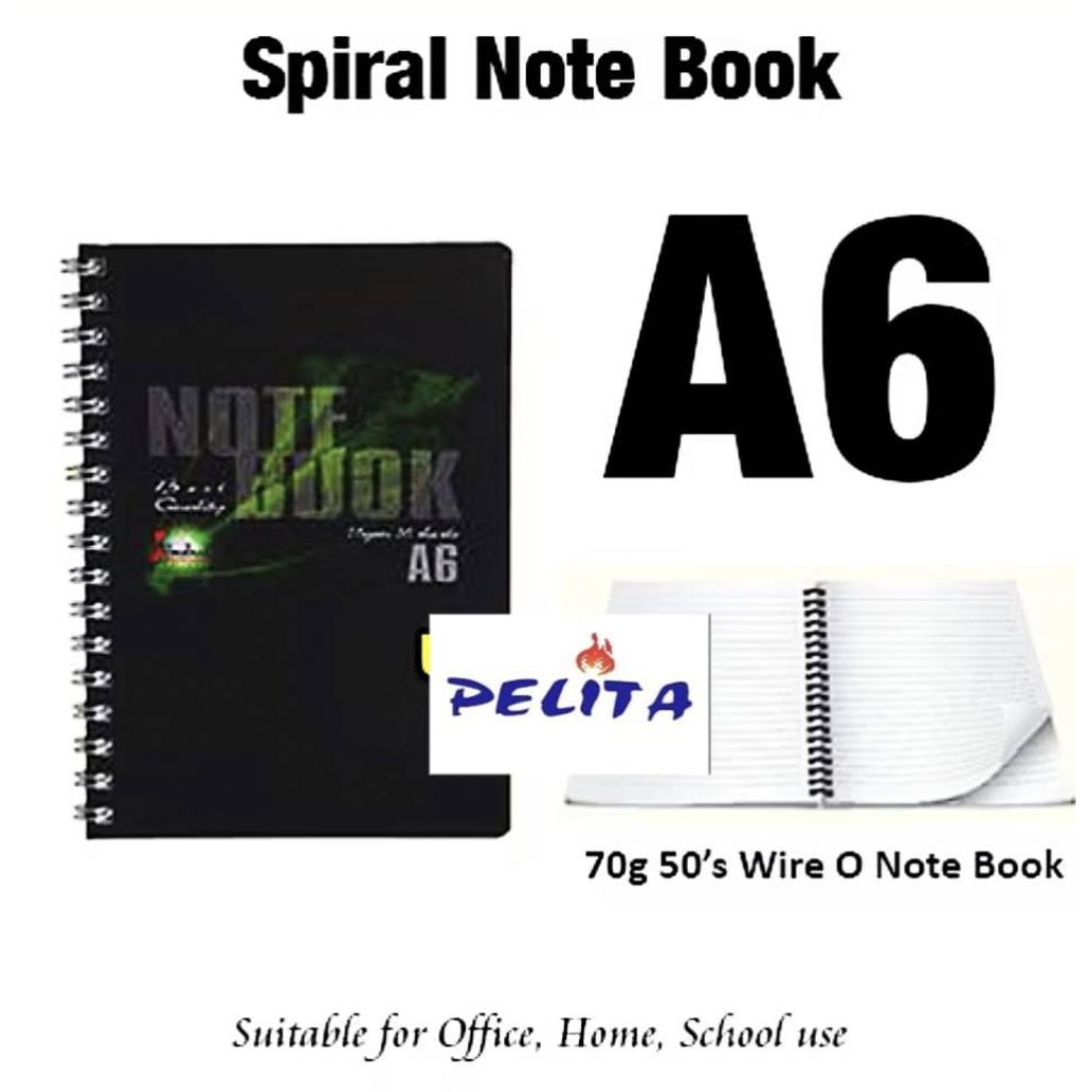 STANDARD NOTED BOOK 50sheets A6 / A7 | Shopee Malaysia