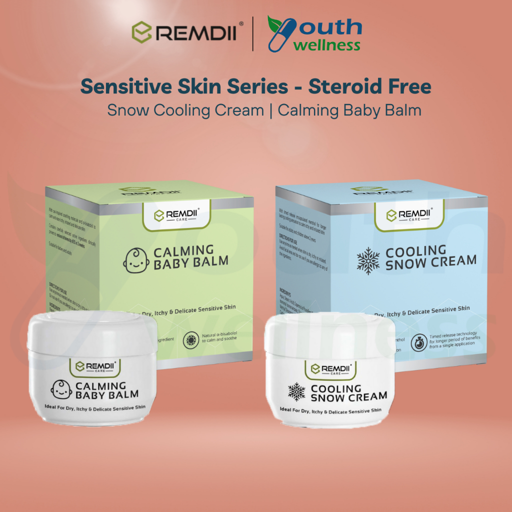 Remdii Sensitive Series Cooling Snow Cream | Calming Baby Balm (Eczema ...