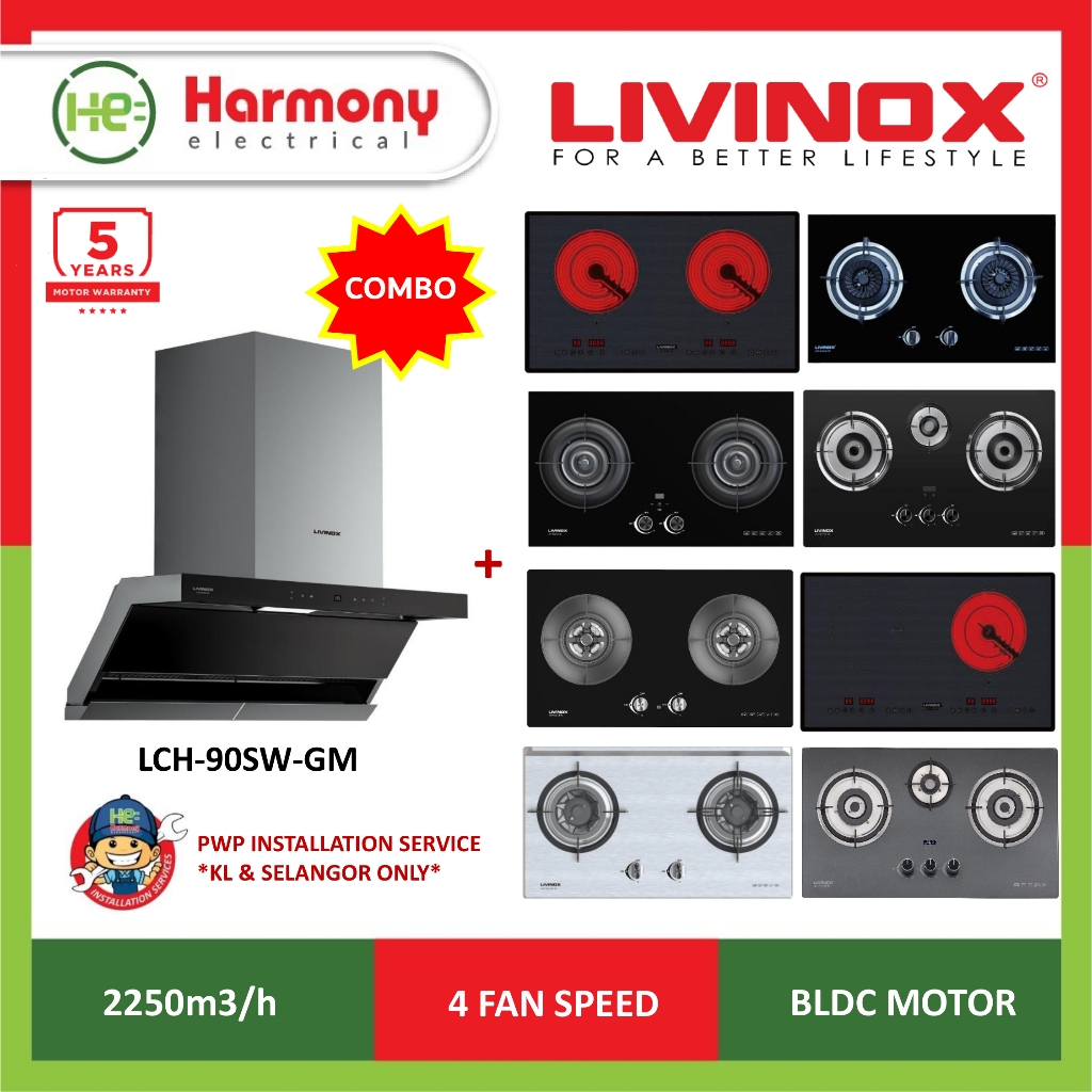 【𝐏𝐖𝐏 𝐇𝐨𝐛 / 𝐈𝐧𝐬𝐭𝐚𝐥𝐥】LIVINOX Compact Slanted Hood LCH-90SW-GM BLDC ...