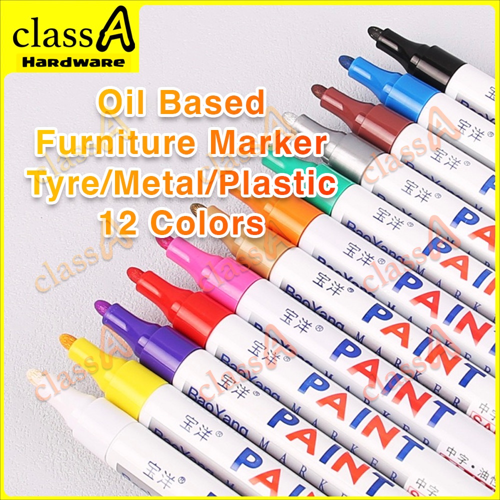 ClassAHW Oil Based Paint Marker Pen Furniture Scratch Touch Up Laminate ...