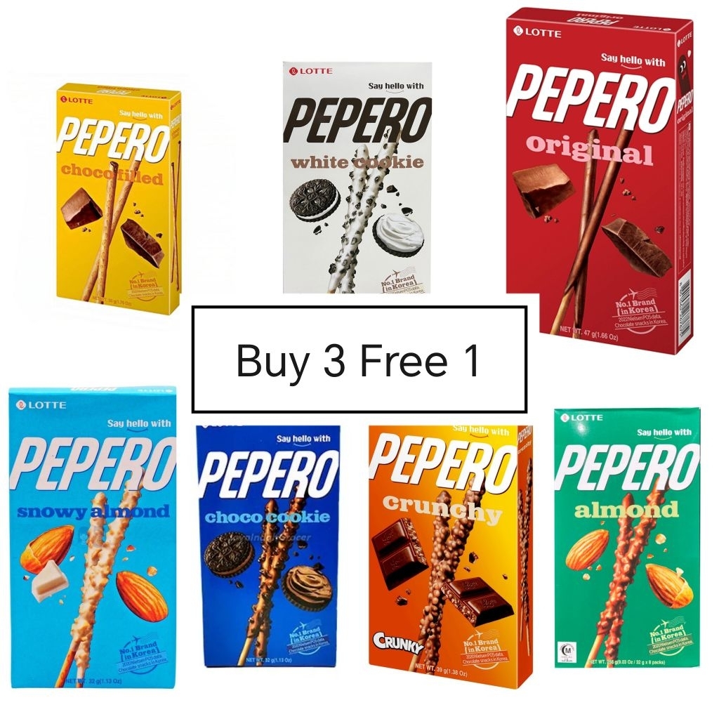 Lotte Pepero Chocolate Stick Cookie 32g [Clearance buy 3 free 1 ...