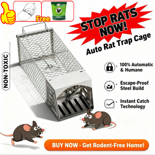 Powerful mousetrap, indoor and outdoor automatic mouse trap, large ...