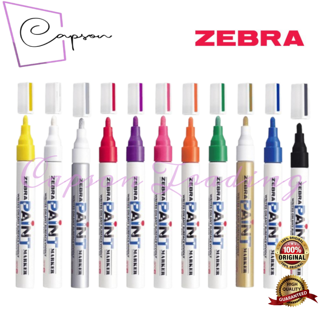 Zebra 200M Medium Tip Paint Marker ( 2.3mm ) | Shopee Malaysia