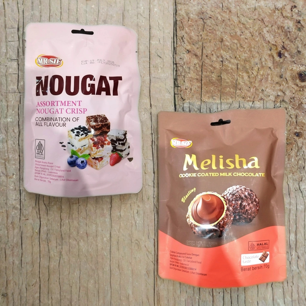 🍫 Mr SIF Nougat Assortment & Melisha Cookie Coated Milk Chocolate 🍪 | Shopee Malaysia
