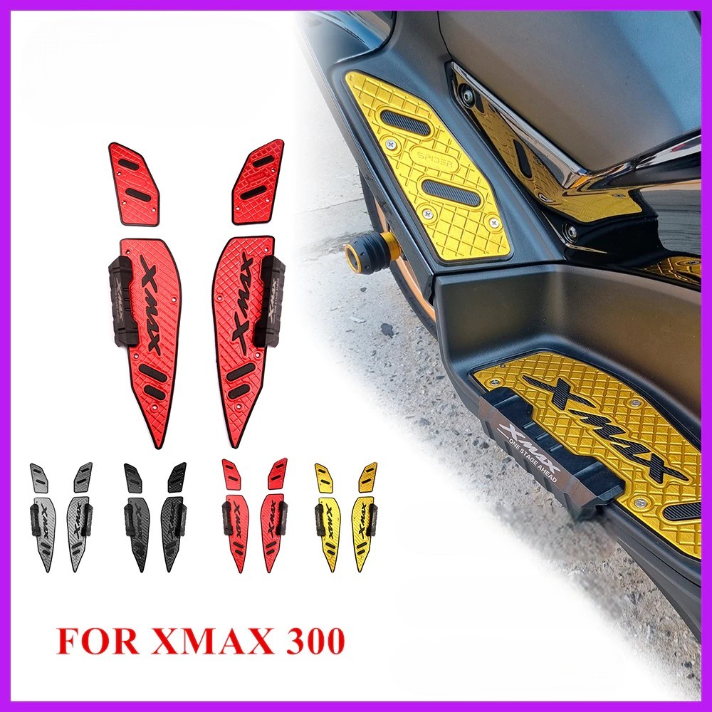Yamaha XMAX300 XMAX250 V1 V2 V3 CNC Aluminum Matting Front Rear ...