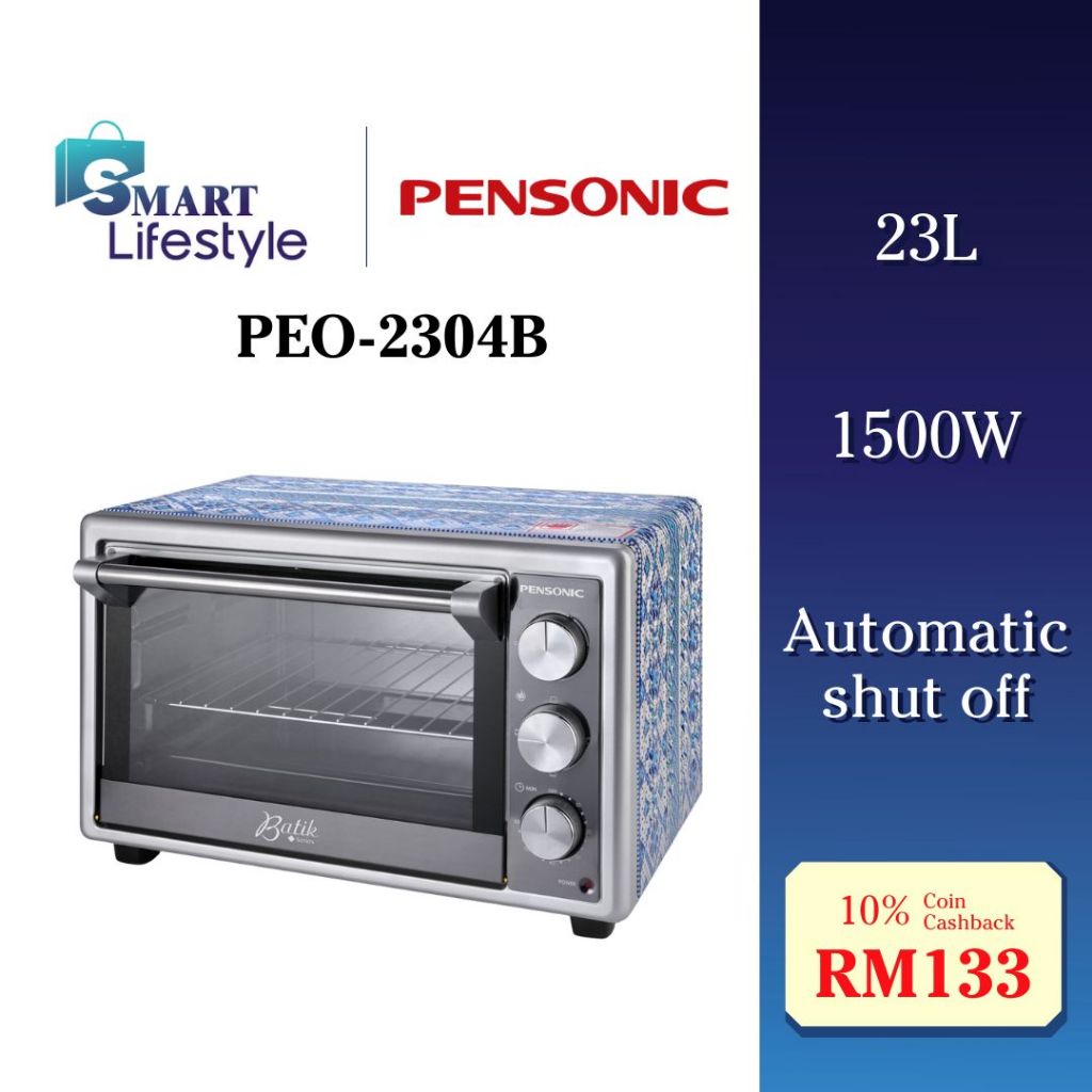Pensonic Batik Series 23L Electric Oven PEO-2304B | Shopee Malaysia