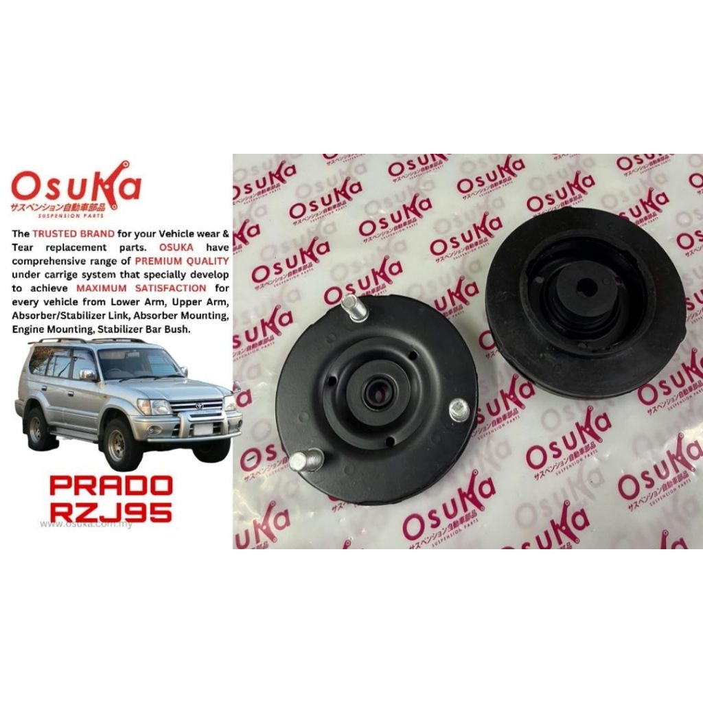 OSUKA FRONT ABSORBER MOUNTING TOYOTA PRADO LAND CRUISER RZJ95 KZJ95 ...
