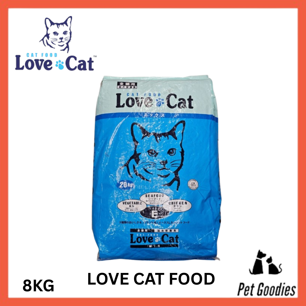 Love Cat Cat Food 8KG Veg / Seafood / Chicken | Shopee Malaysia