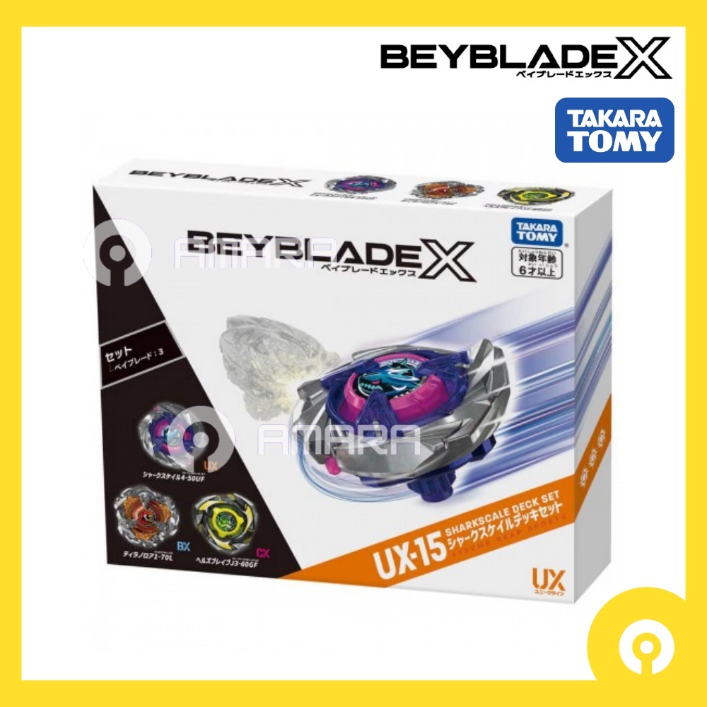 Takara Tomy Beyblade X UX-15 Shark Scale Deck Set UX15 SharkScale | Shopee Malaysia