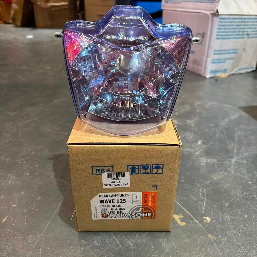 HONDA WAVE 125 W125 WAVE125 R WAVE125R FIRST MODEL HEAD LAMP UNIT LAMPU ...