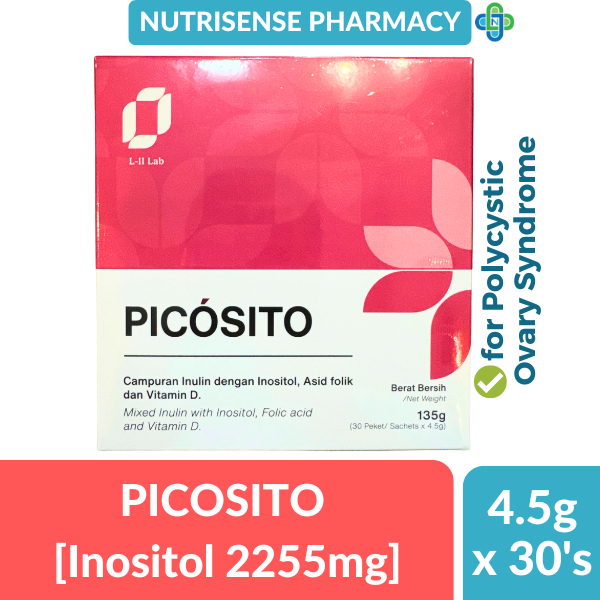 L-II Lab Picosito Sachet - 30's [Masalah PCOS, Polycystic Ovary ...