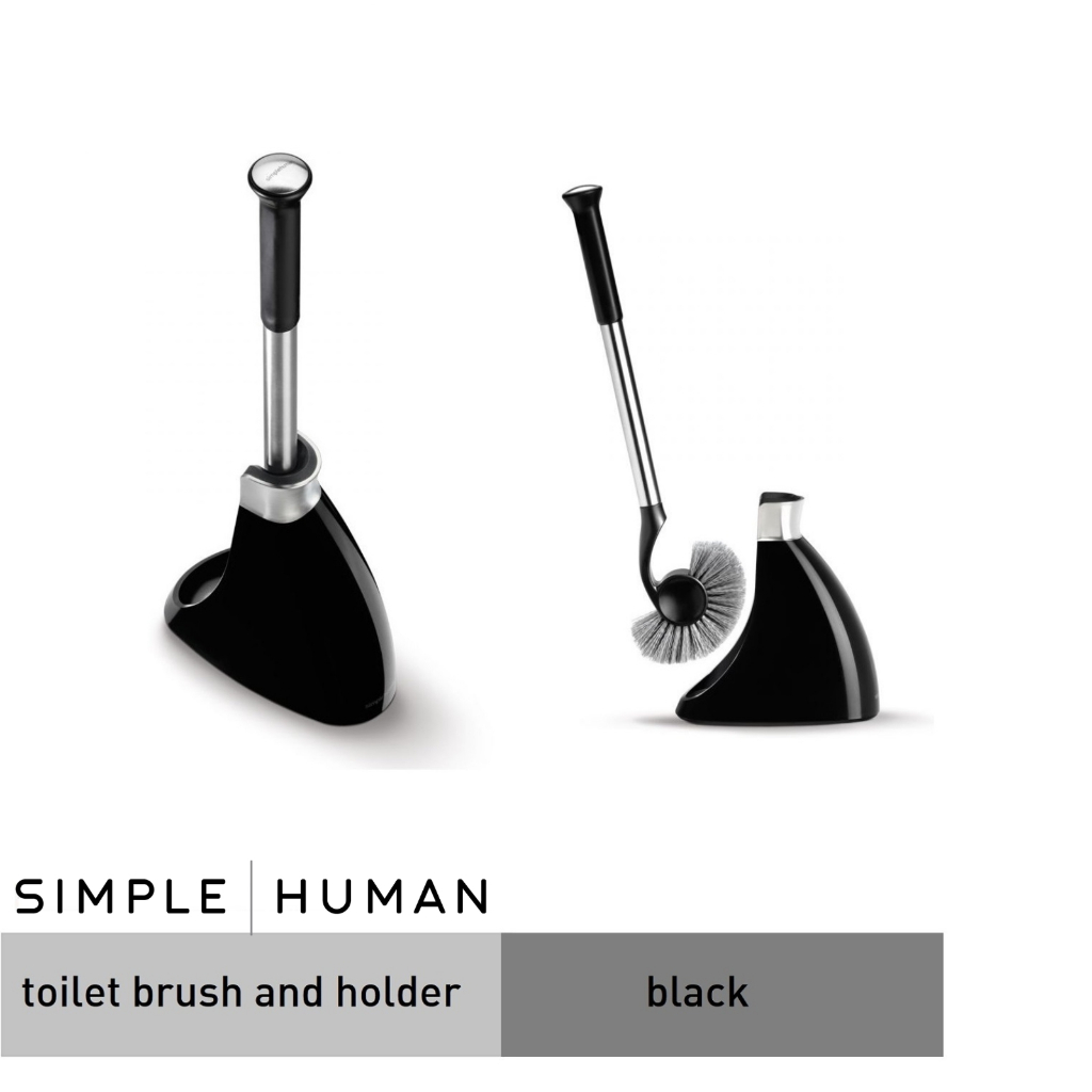 simplehuman Toilet Brush and Holder Stainless Steel Polished Look ...