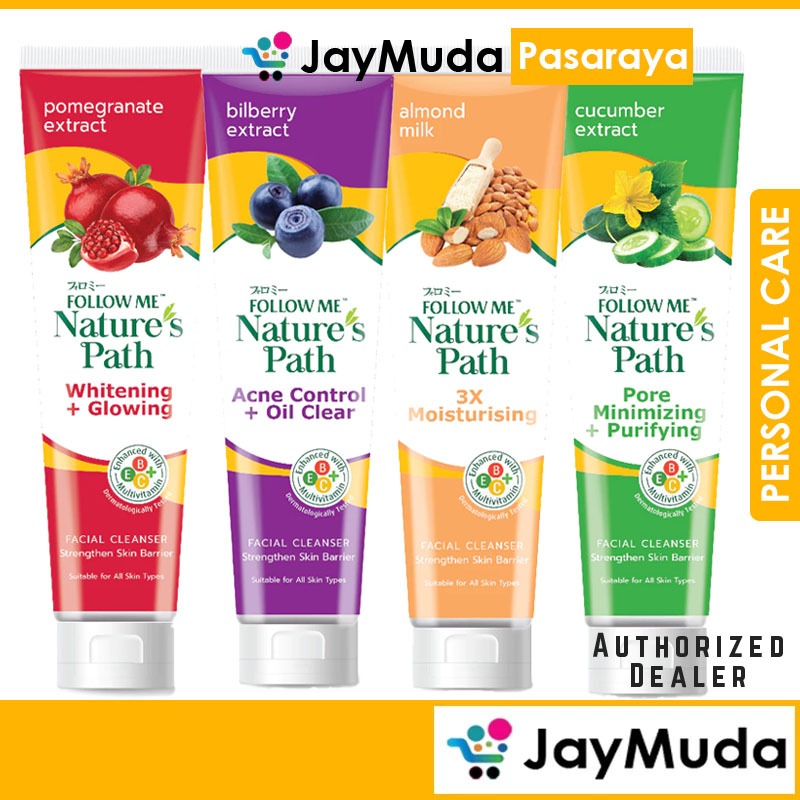 Follow Me Natures Path Facial Cleanser 100g Acne Care 3X Moisturising ...