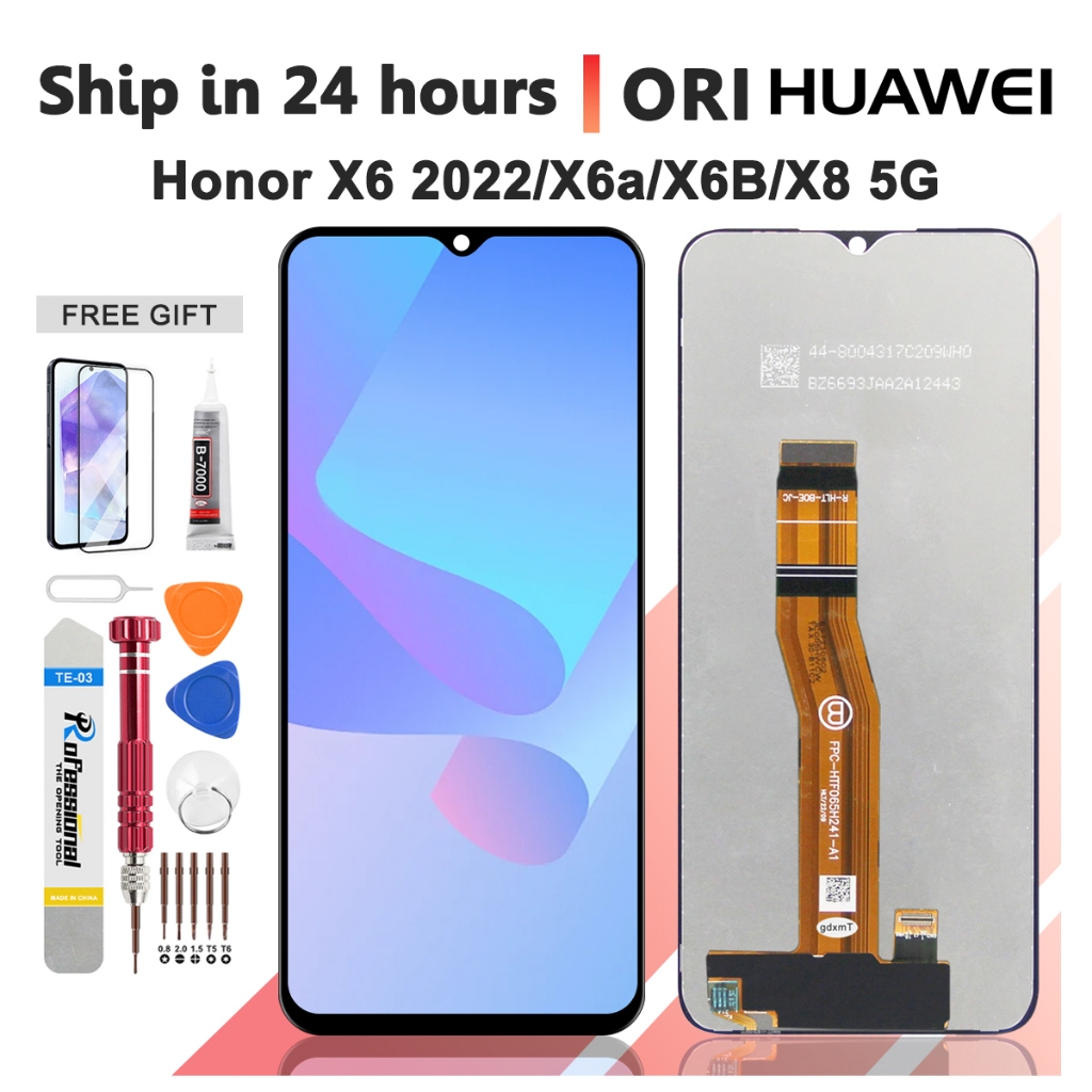 ORIGINAL LCD Honor X6 2022 / Honor X6a / Honor X6B / Honor X8 5G ...