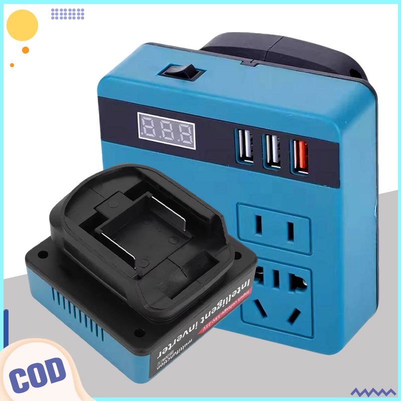 Portable Power Inverters Lithium Battery Inverter lnverter 18v to 220v ...