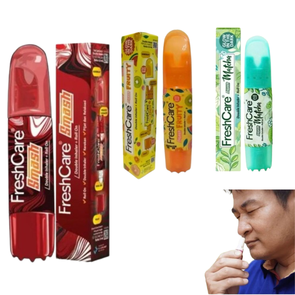 FRESHCARE SMASH DOUBLE INHALER+ROLL ON | Shopee Malaysia