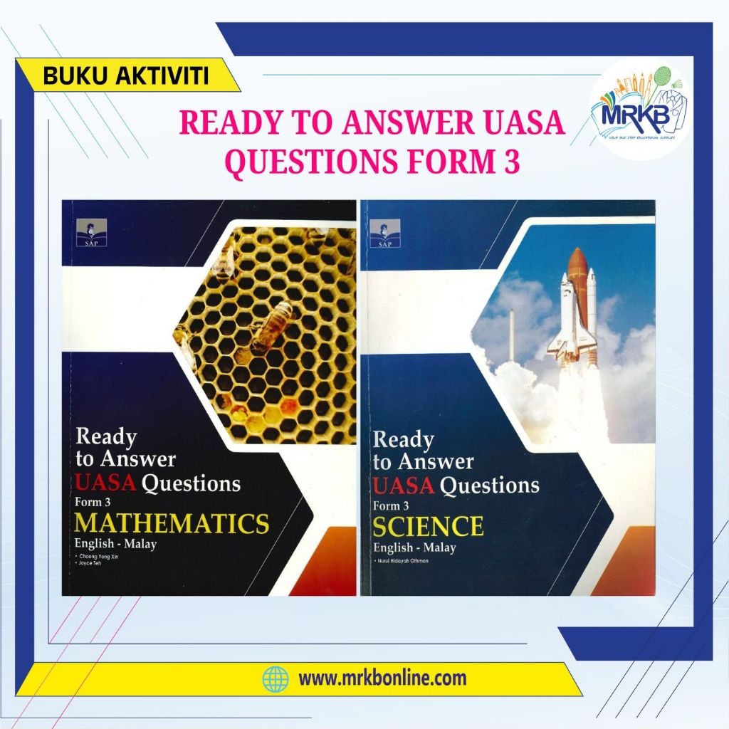 READY TO ANSWER UASA QUESTIONS FORM 3 (ENGLISH - MALAY) | Shopee Malaysia