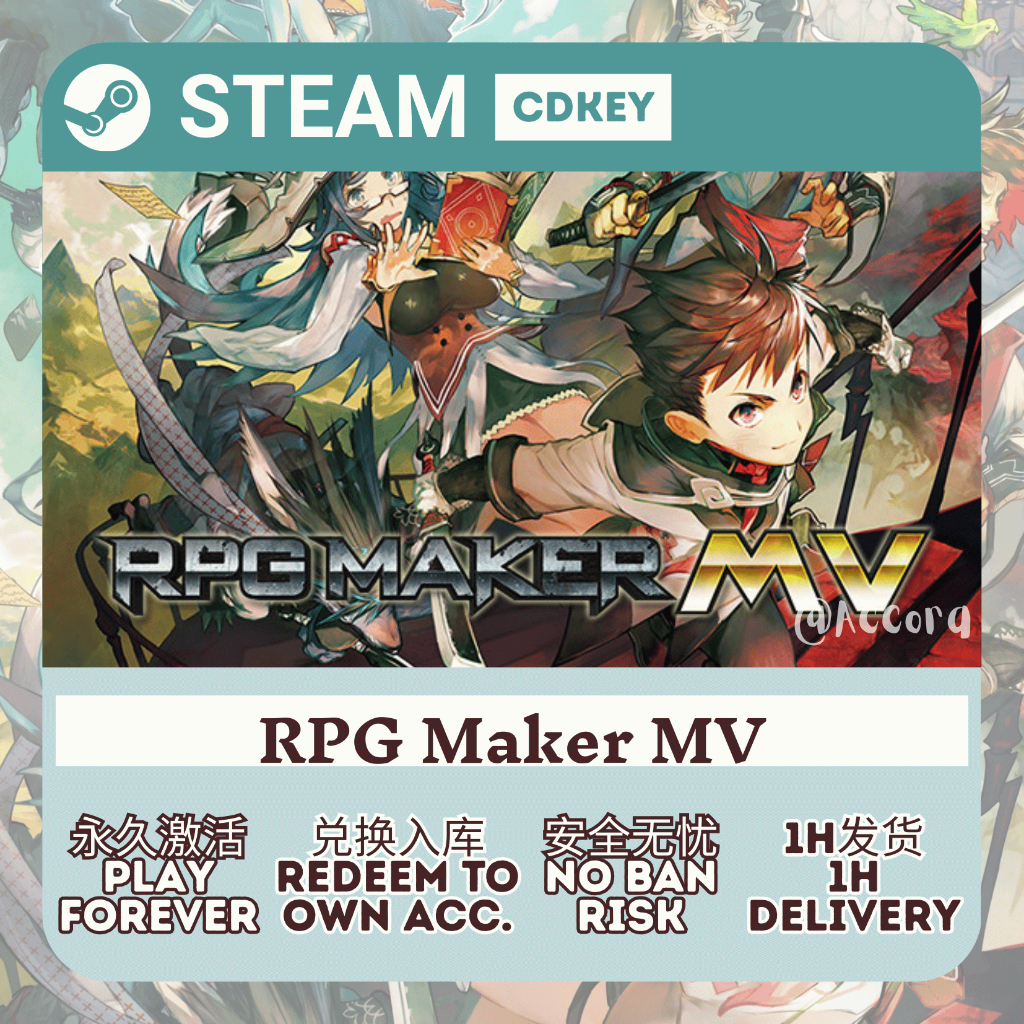 [Steam CDKey] RPG Maker MV RPG制作大师MV Redeem to Own Account | Shopee Malaysia