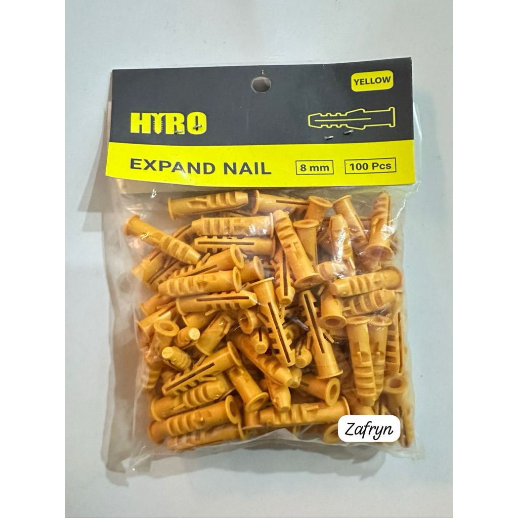 Expand Nail 8mm / 100pcs Yellow (Ready Stock) | Shopee Malaysia
