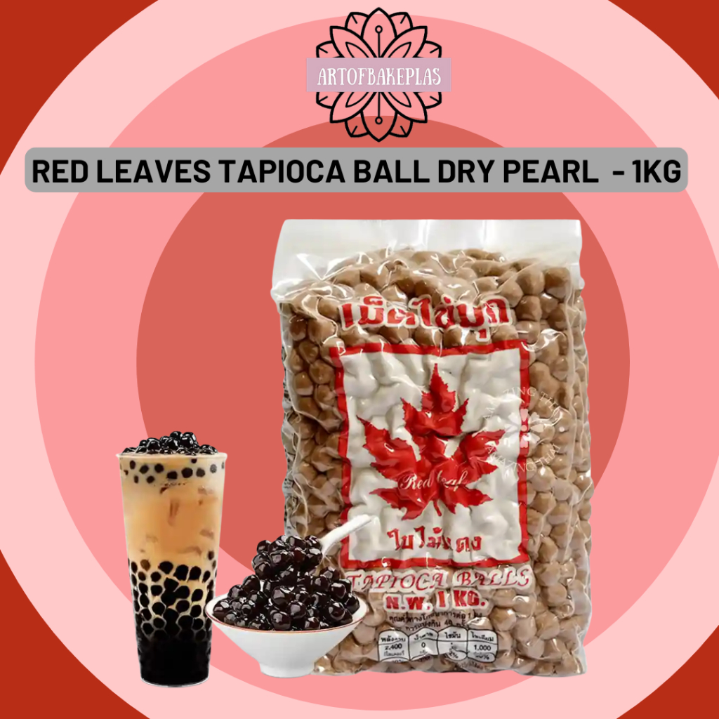Red Leaf Tapioca Ball Dry Pearl 1kg / Bubble Pearl / Boba | Shopee Malaysia