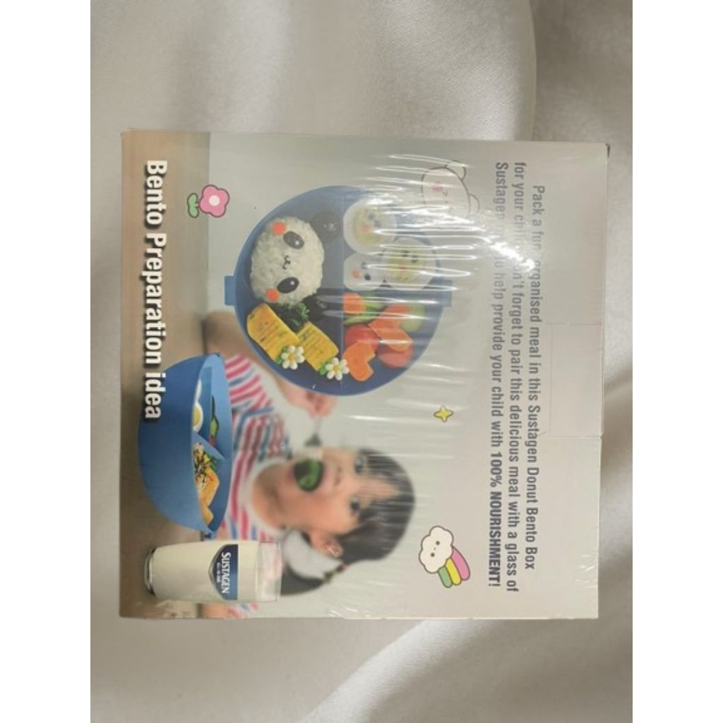 Donut Bento Box blue and yellow | Shopee Malaysia