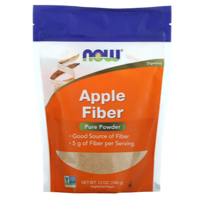 NOW Foods, Apple Fiber, Pure Powder, 12 oz (340 g) | Shopee Malaysia