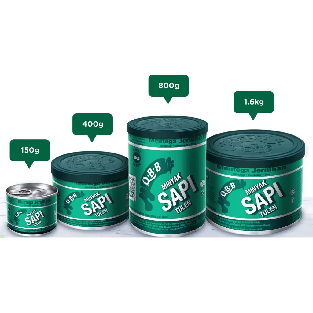 [Exp: 2029] QBB Ghee / Minyak Sapi (Halal Certified) (400G & 800G ...